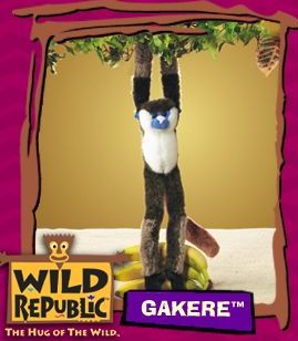 Wild Republic : Red Tailed Guenon monkey